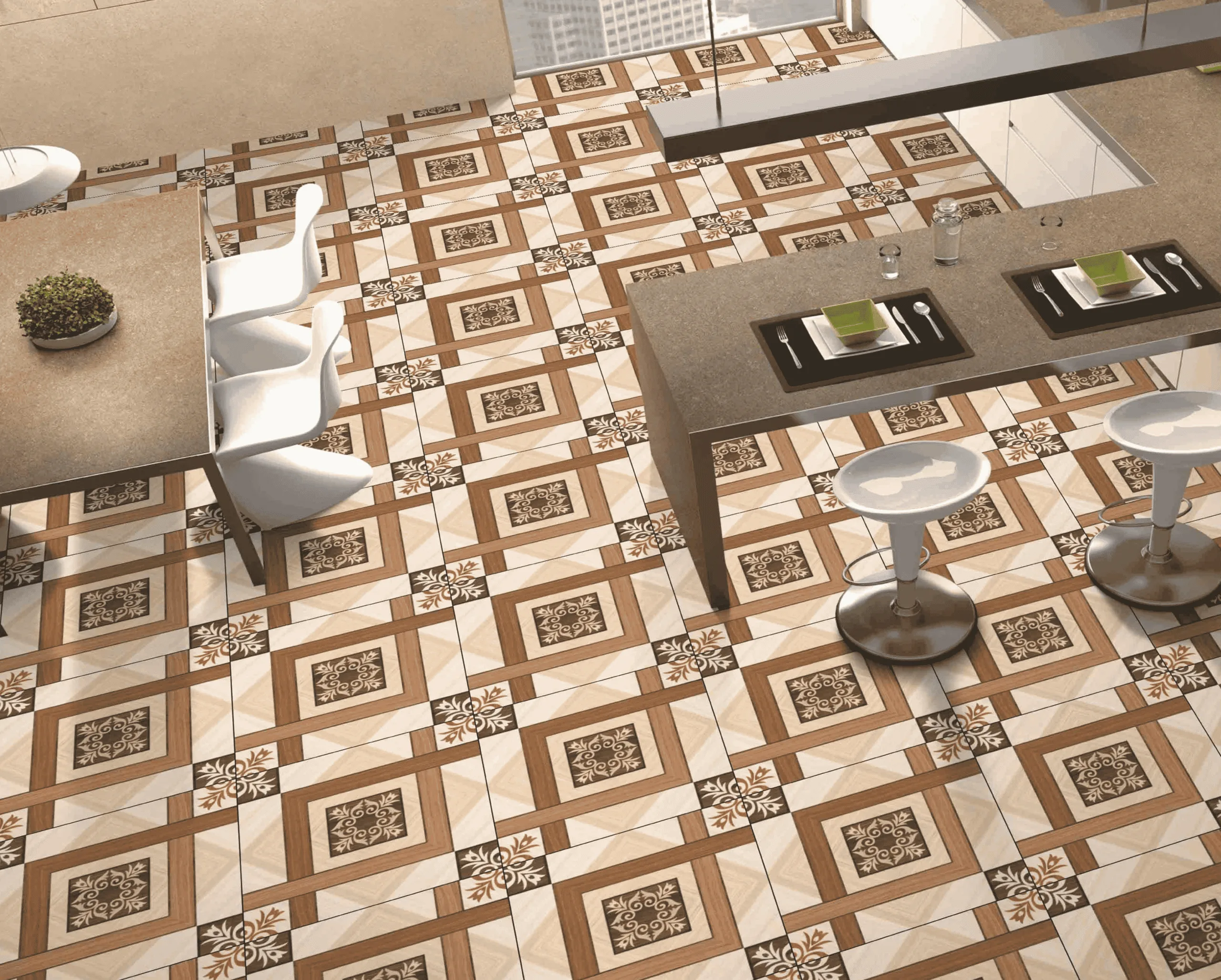 600x600mm Ceramic Floor Tiles | Durable & Stylish Designs